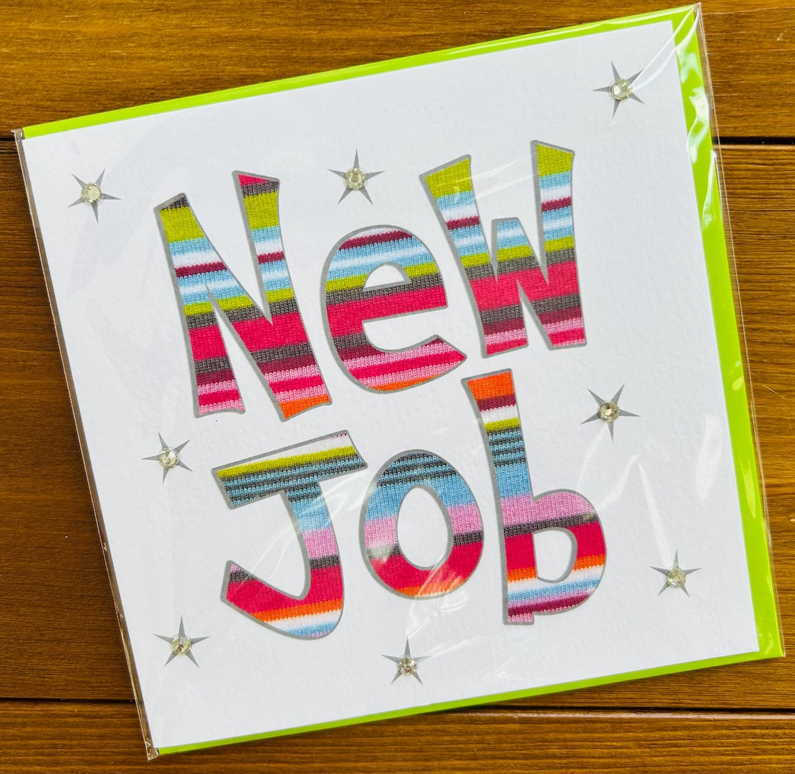 New Job Card (jewelled) - Etsy