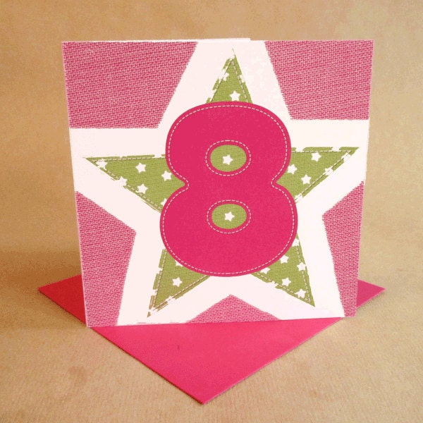 Birthday Cards for 8 Girl - Etsy