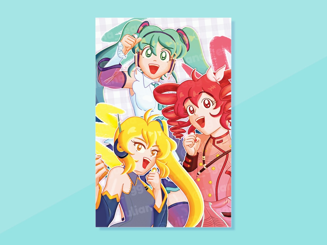 Triple Baka Print - Vocaloid Wall Print - 11" X 17" - Etsy