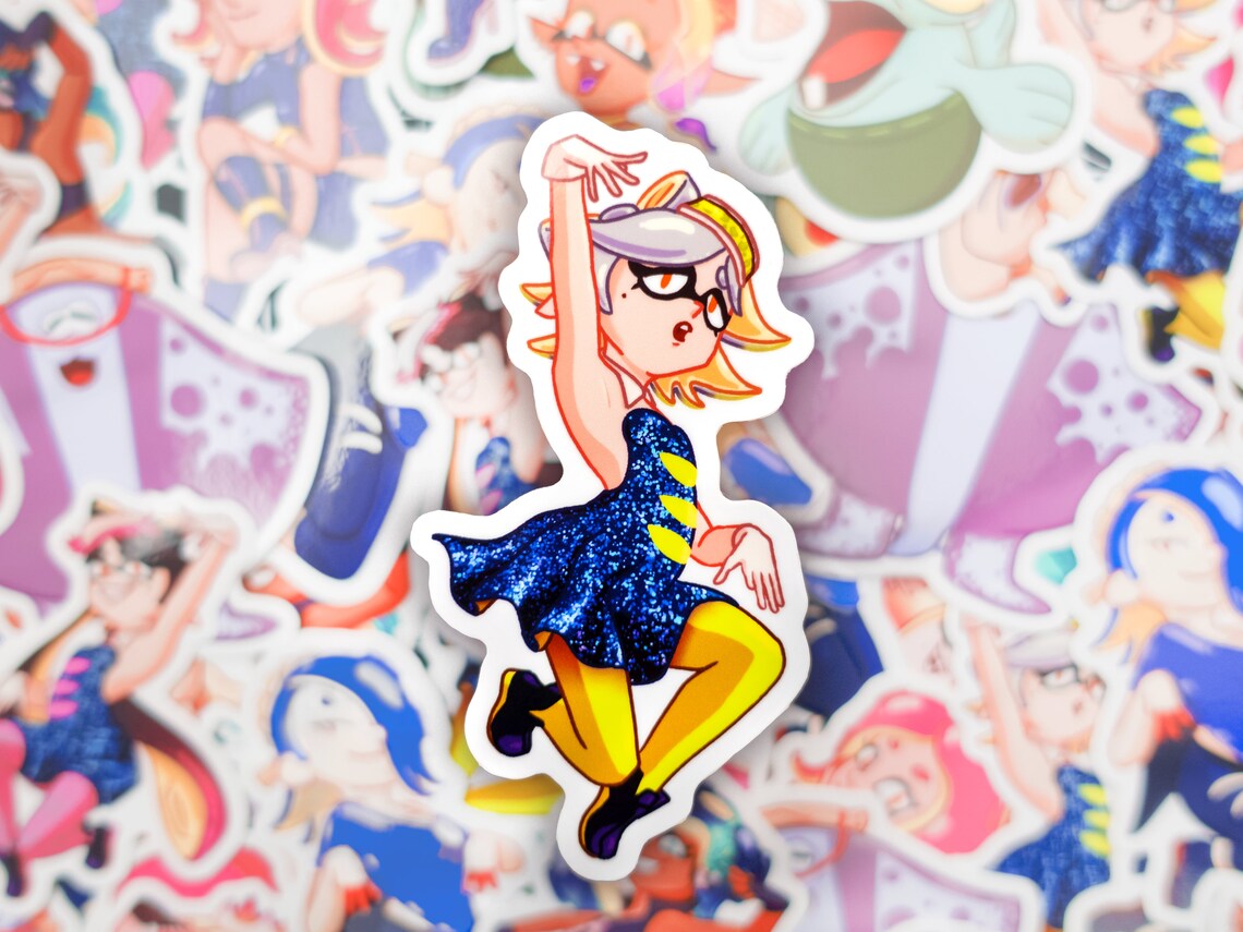 Marie Sticker - Squid Sisters - Splatoon Sticker - Etsy