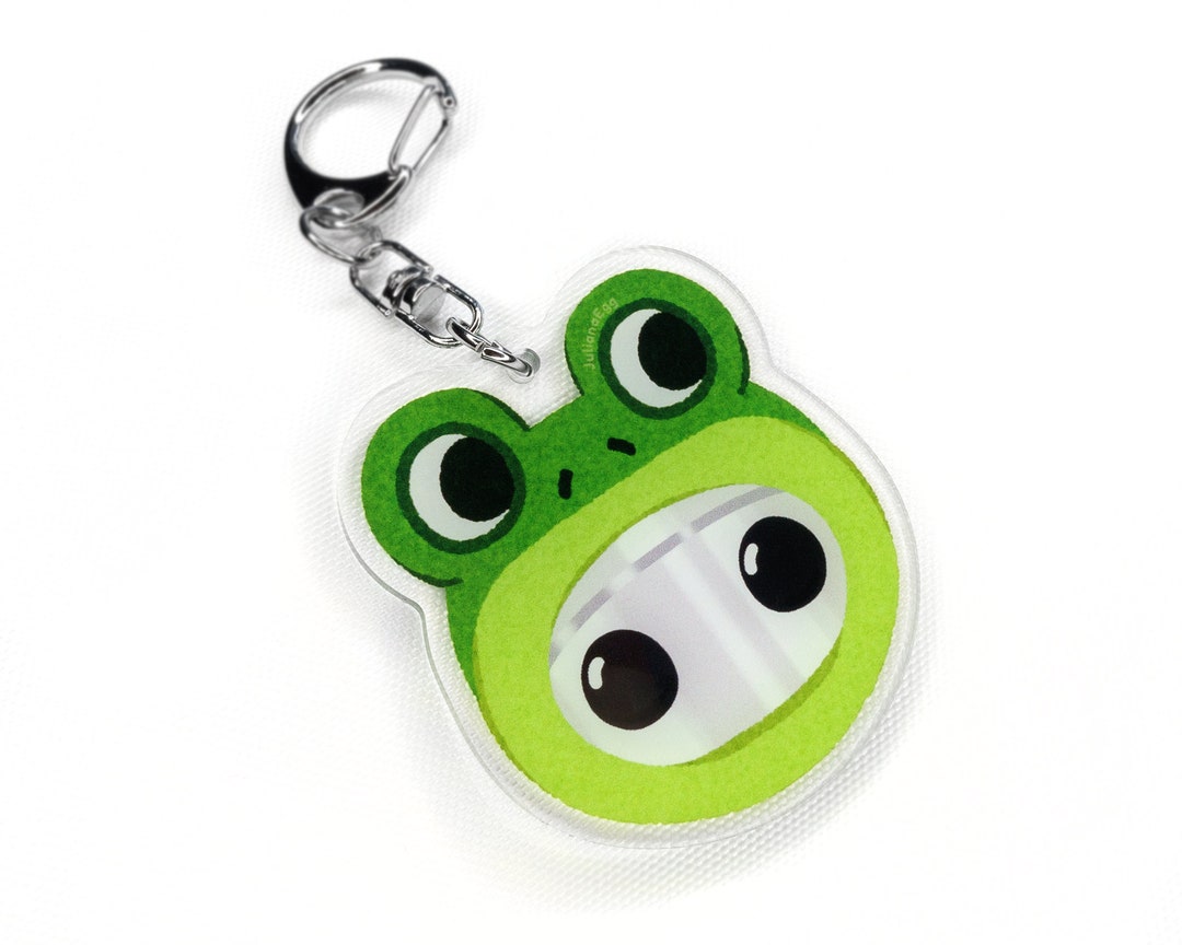 Frog Hood Acrylic Charm - Chibi Robo Clear Charm - Etsy