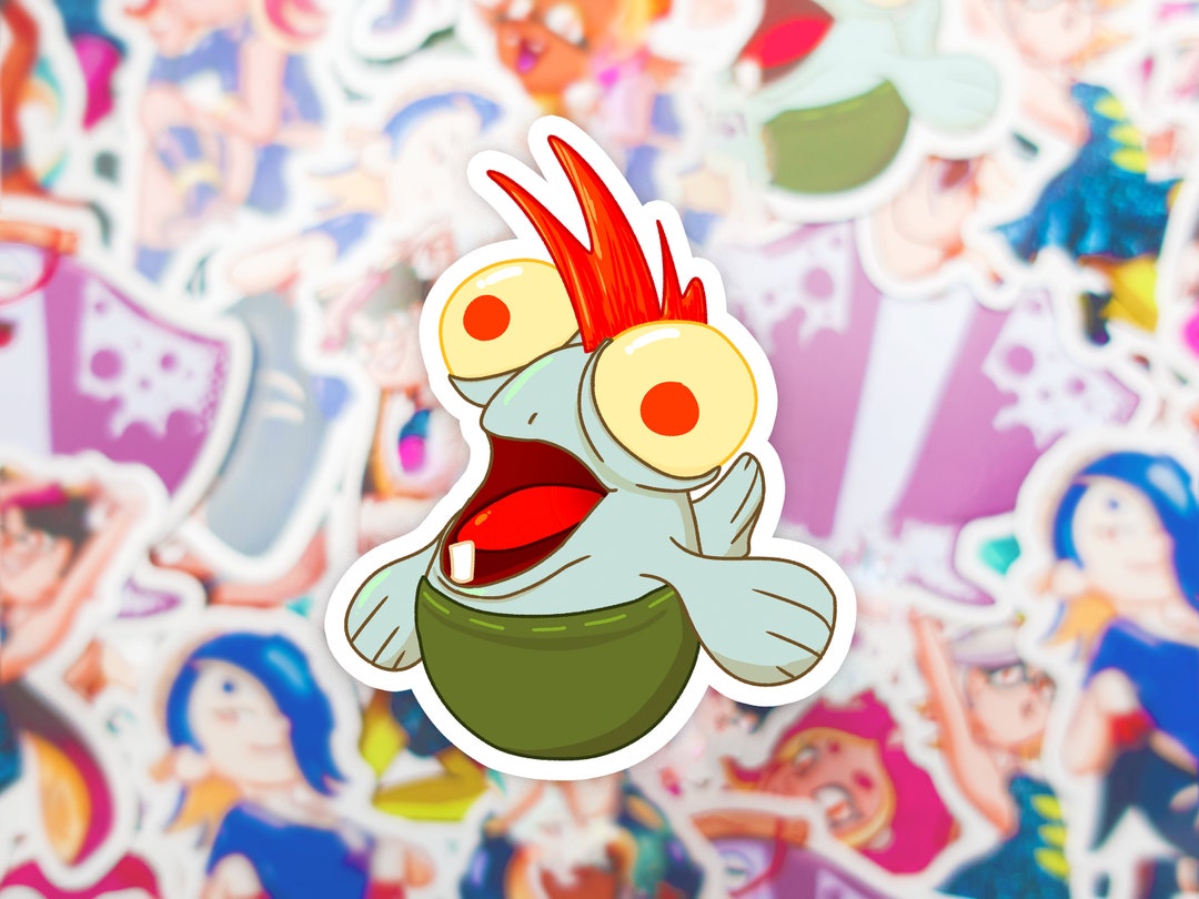 Smallfry Little Buddy Sticker - Salmonid - Splatoon Sticker - Etsy