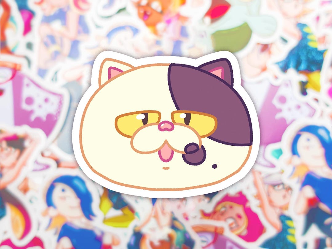 Judd Sticker - Cat - Splatoon Sticker - Etsy