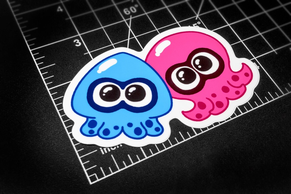 Inkling Octoling Sticker - Splatoon Sticker - Etsy