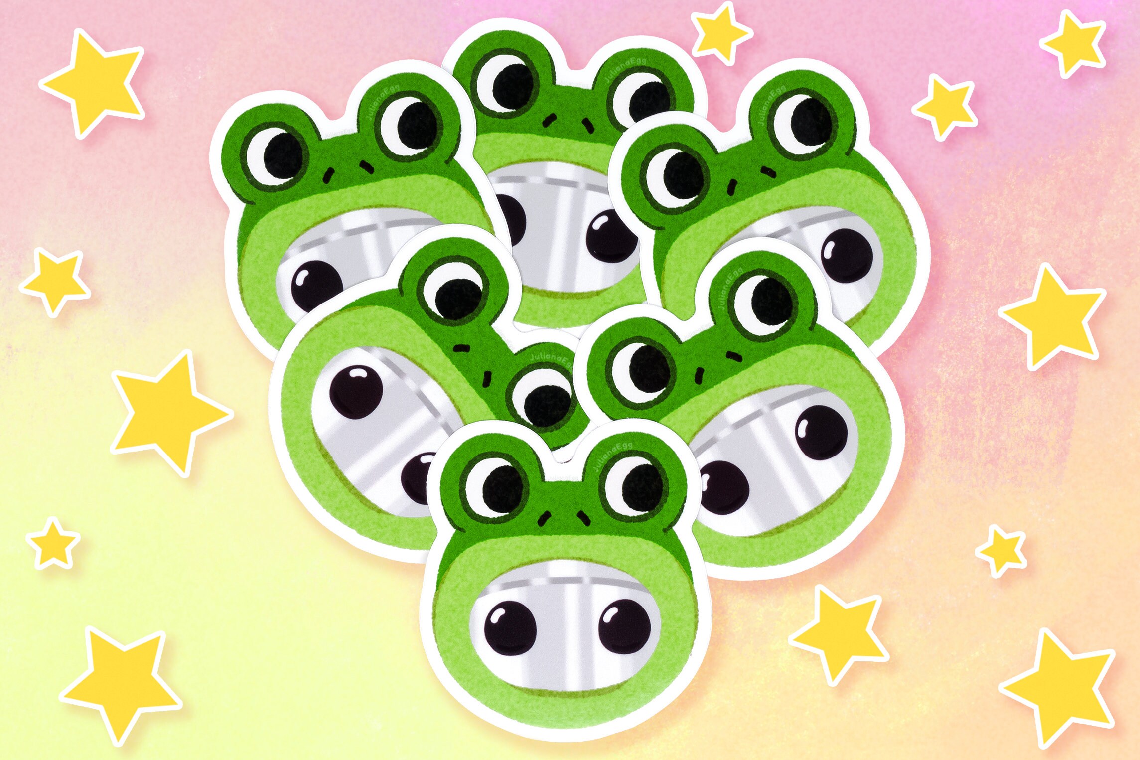 Frog Hood Sticker - Chibi-robo Sticker - Etsy