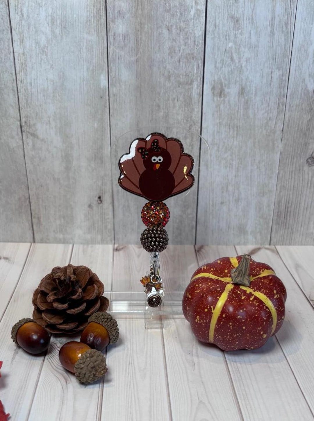 Turkey Retractable Badge Reel - Etsy