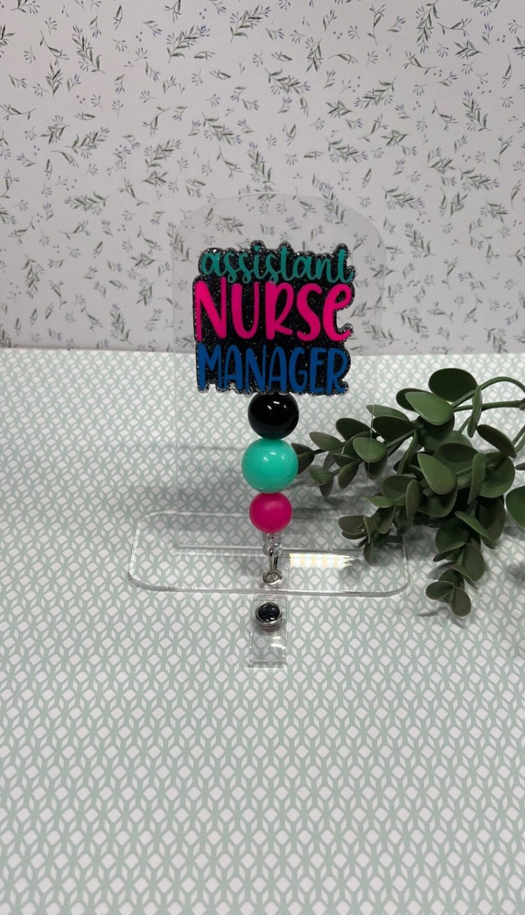Assistant Nurse Manager Retractable Badge Reel - Etsy