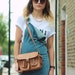 Small Polished Leather Moroccan Camera Bag Satchel | 80's Style - Etsy UK