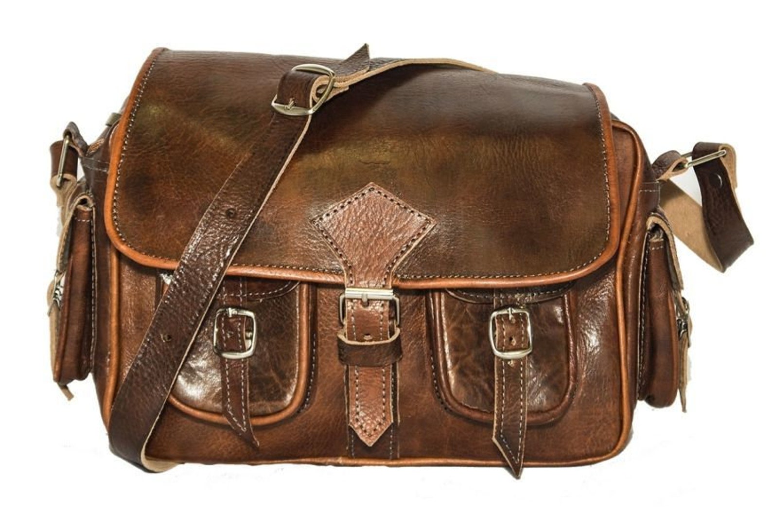 Medium Wine Leather Moroccan Camera Bag Satchel | 80's Style - Etsy UK