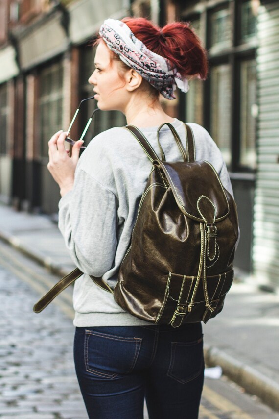 Small Boho Leather Backpack, 54% OFF | www.pinnaxis.com