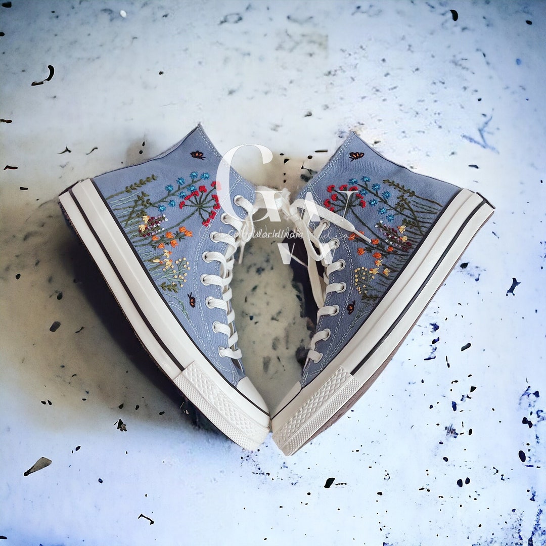 Custom Little Prince Embroidery Design Sneaker Chuck Taylor Wedding ...