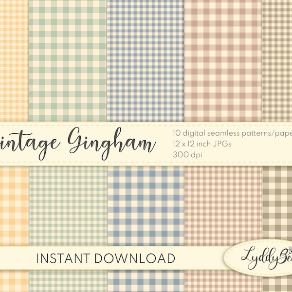 Gingham Scrapbook - Etsy