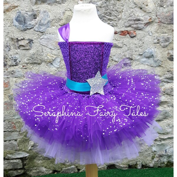 Purple Tutu Dress - Etsy