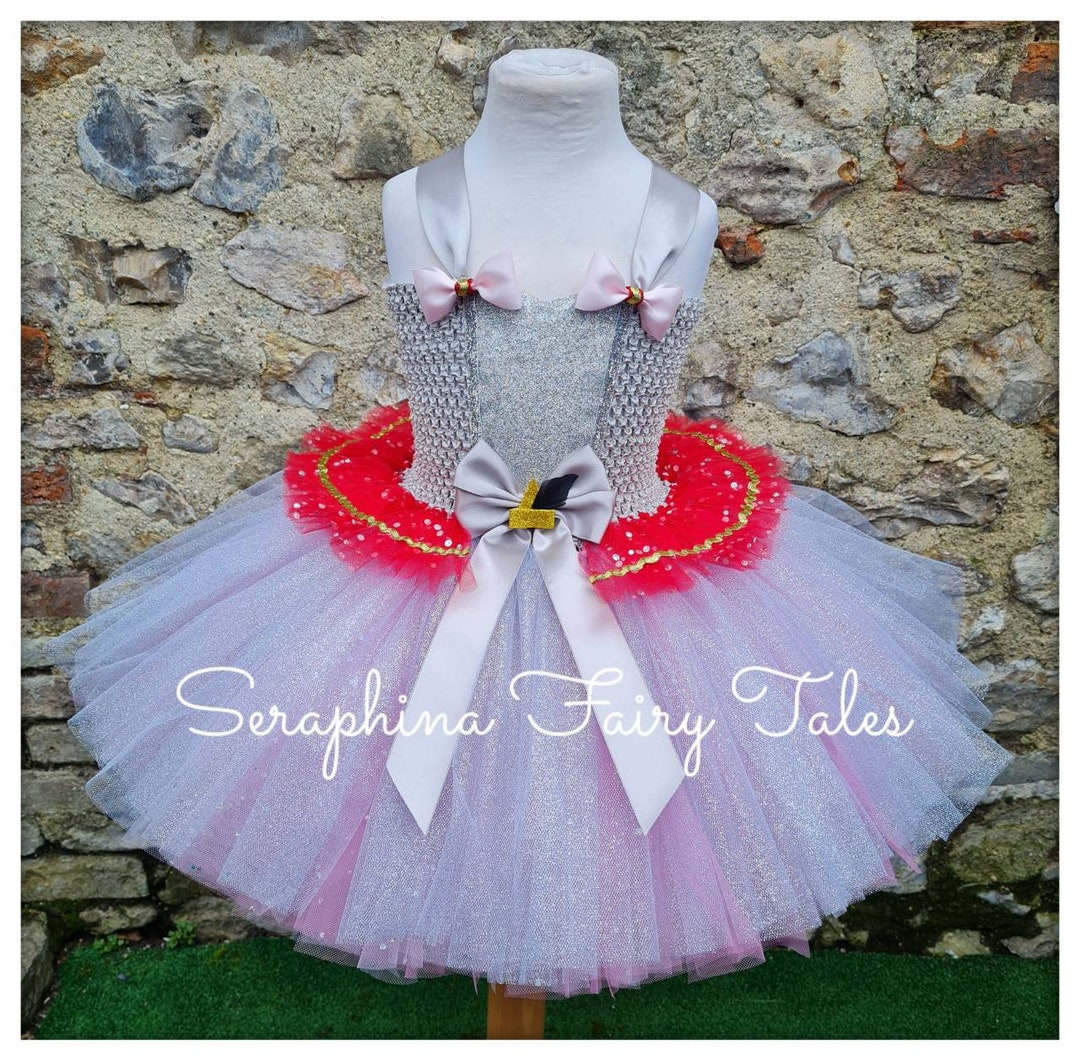 Elephant Dress up Tutu Costume. Girls Flying Circus Elephant in Grey ...