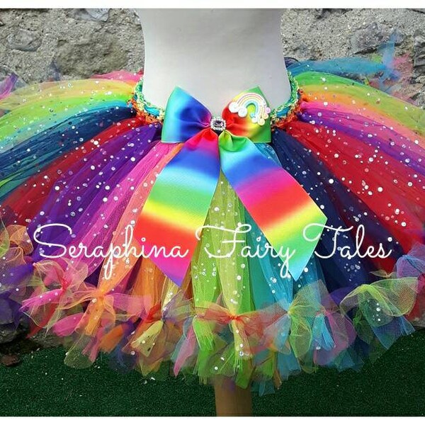 Girls Rainbow Tutu - Etsy