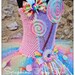 Girls Candyland Pastel Rainbow Tutu Dress up Costume.lined Sparkly Pink ...