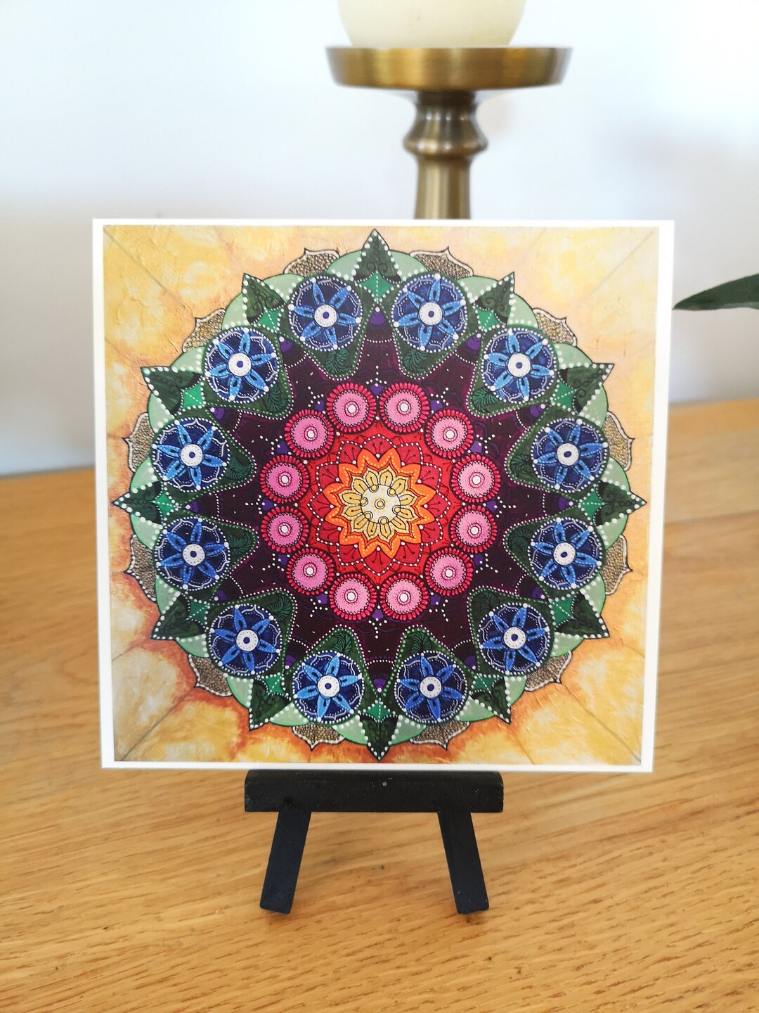 Map Format A5 Mandala Painting the Spirits of Nature - Etsy