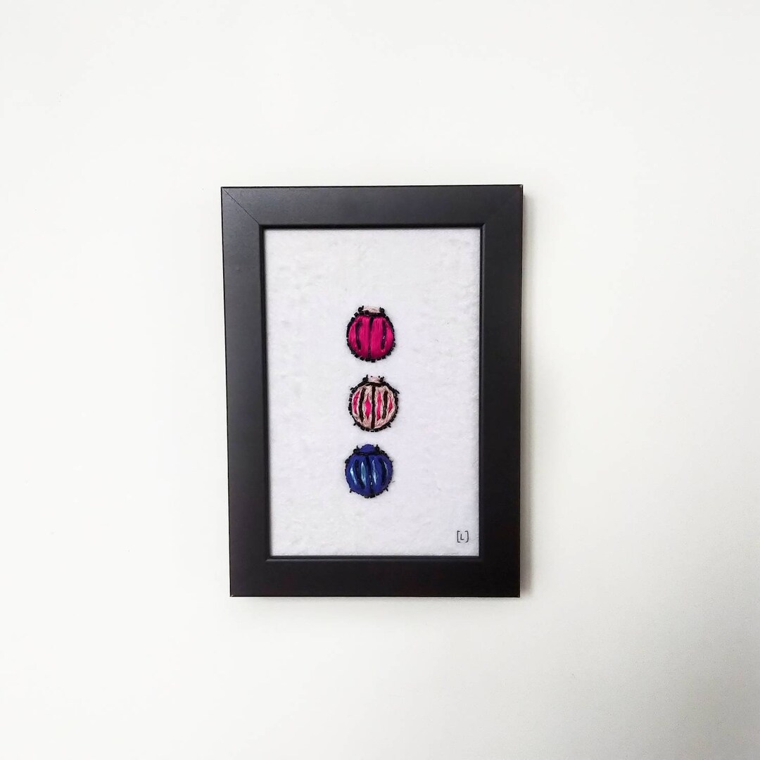 Micraspis Striata Insect Lamarck c Embroidery c Entomology Curiosity ...