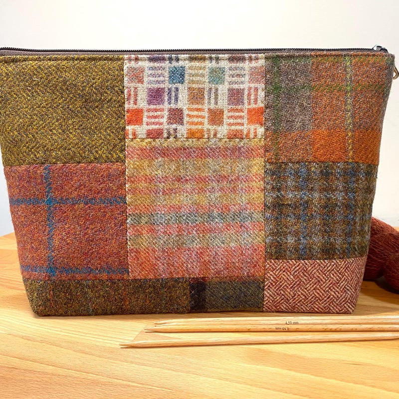 Tweed Patchwork - Etsy UK