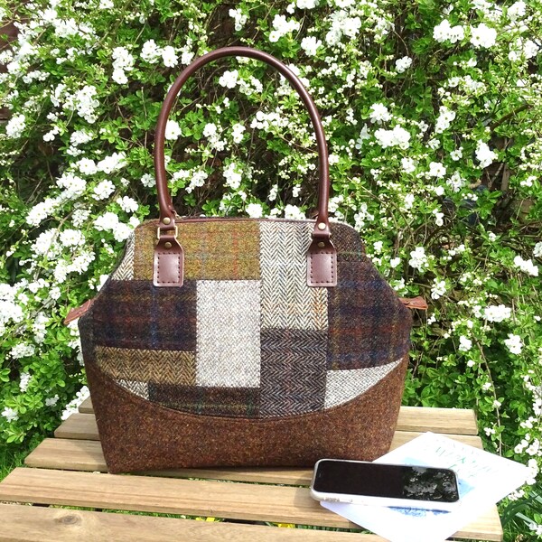 Tweed Patchwork - Etsy UK