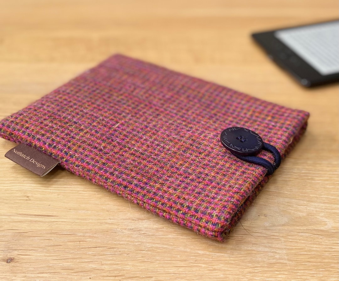 Kindle Paperwhite Cover in HARRIS TWEED, Fire 6HD, Nook Case, in ...