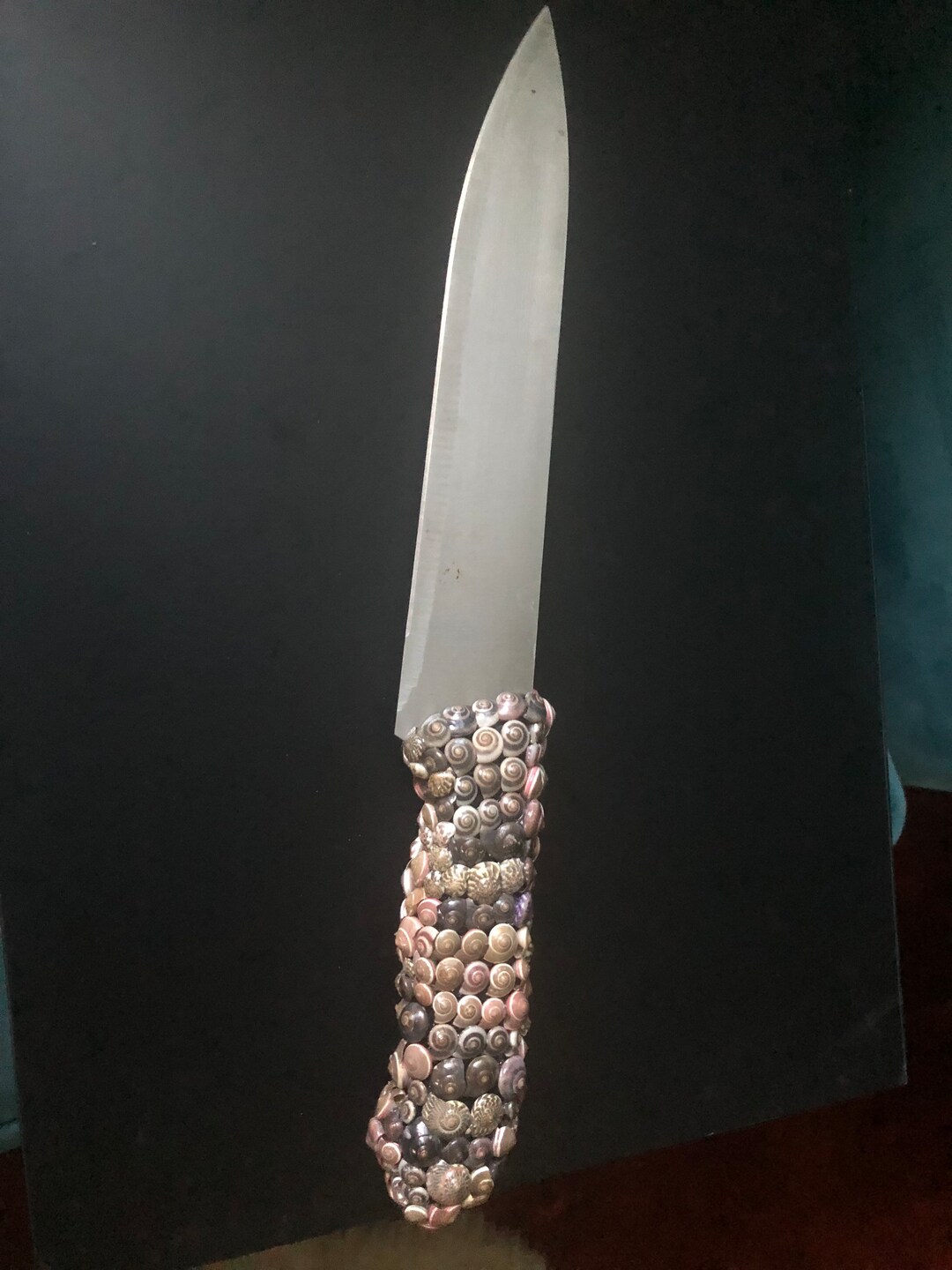 Seashell Handle 13” Long Chef/carving Knife - Etsy