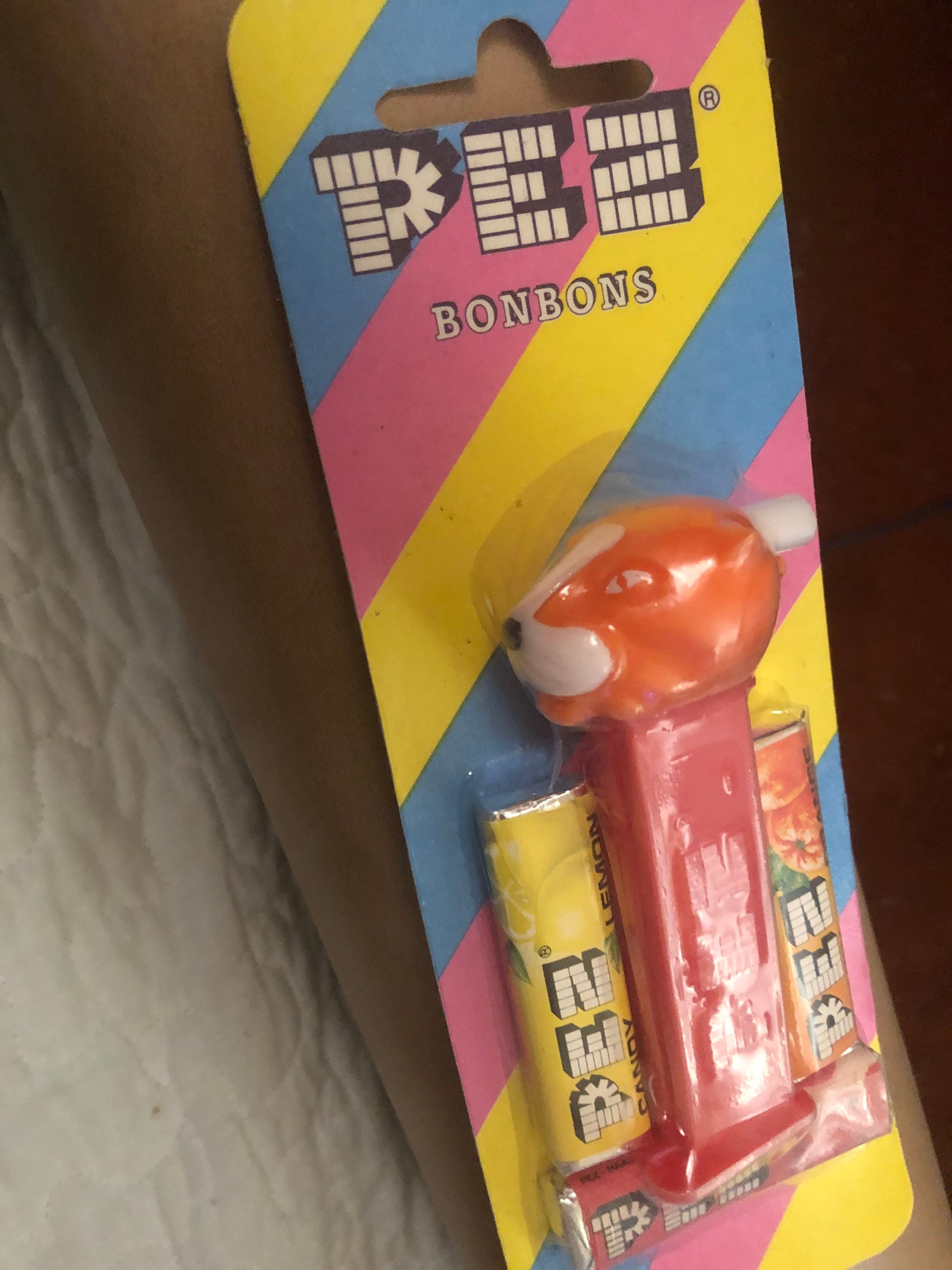 Pez Orange and Red Panther Merry Music Maker Whistle on Original Card ...