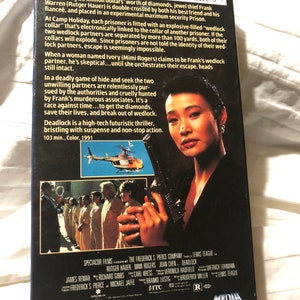 Deadlock VHS Movie With Rutger Hauer, Mimi Rogers and Joan Chen 1991 - Etsy