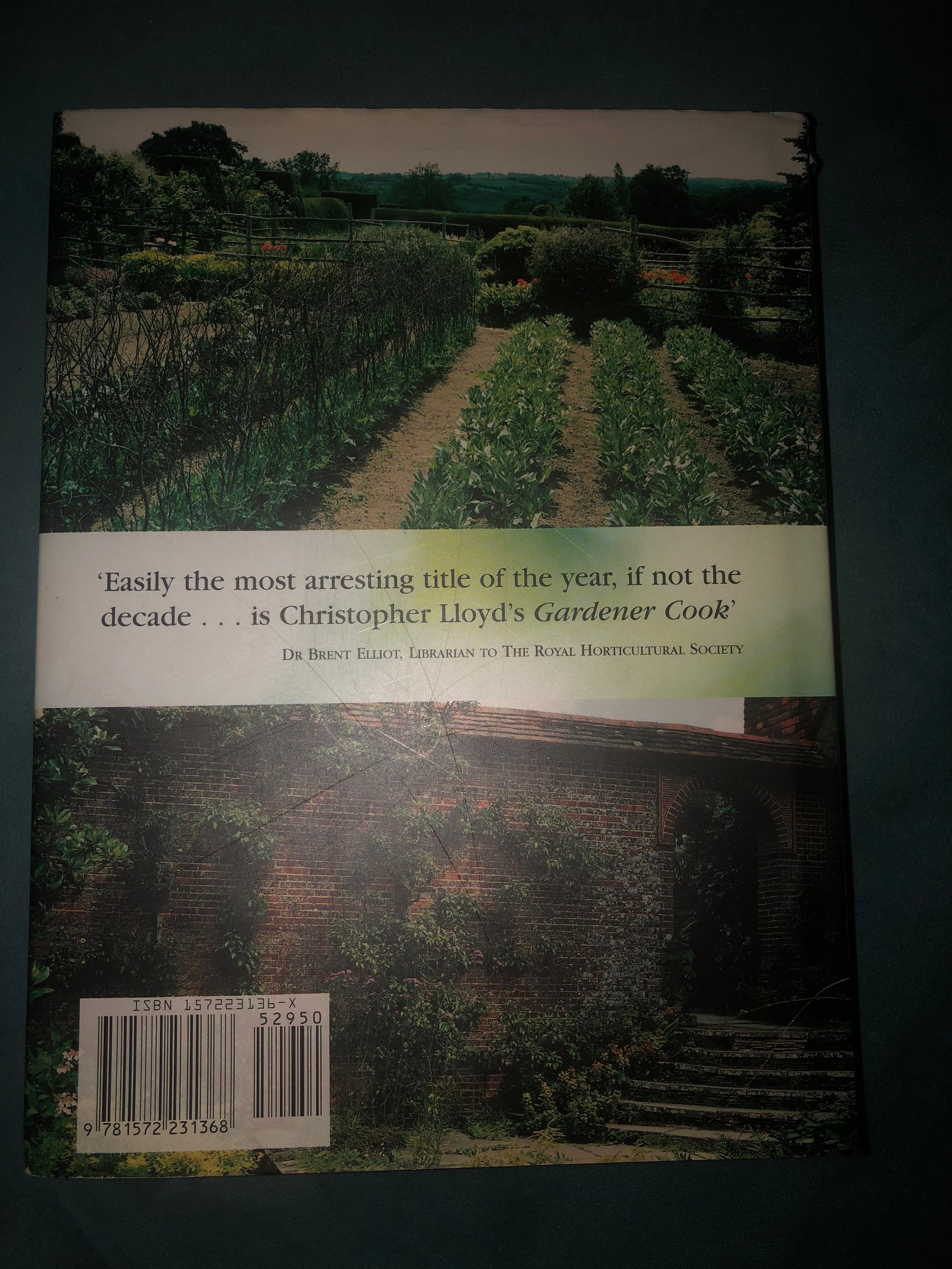 Christopher Lloyd Gardener Cook Hardcover 255 Pages - Etsy