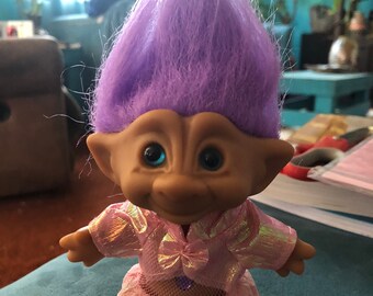 Purple Hair Troll | Etsy