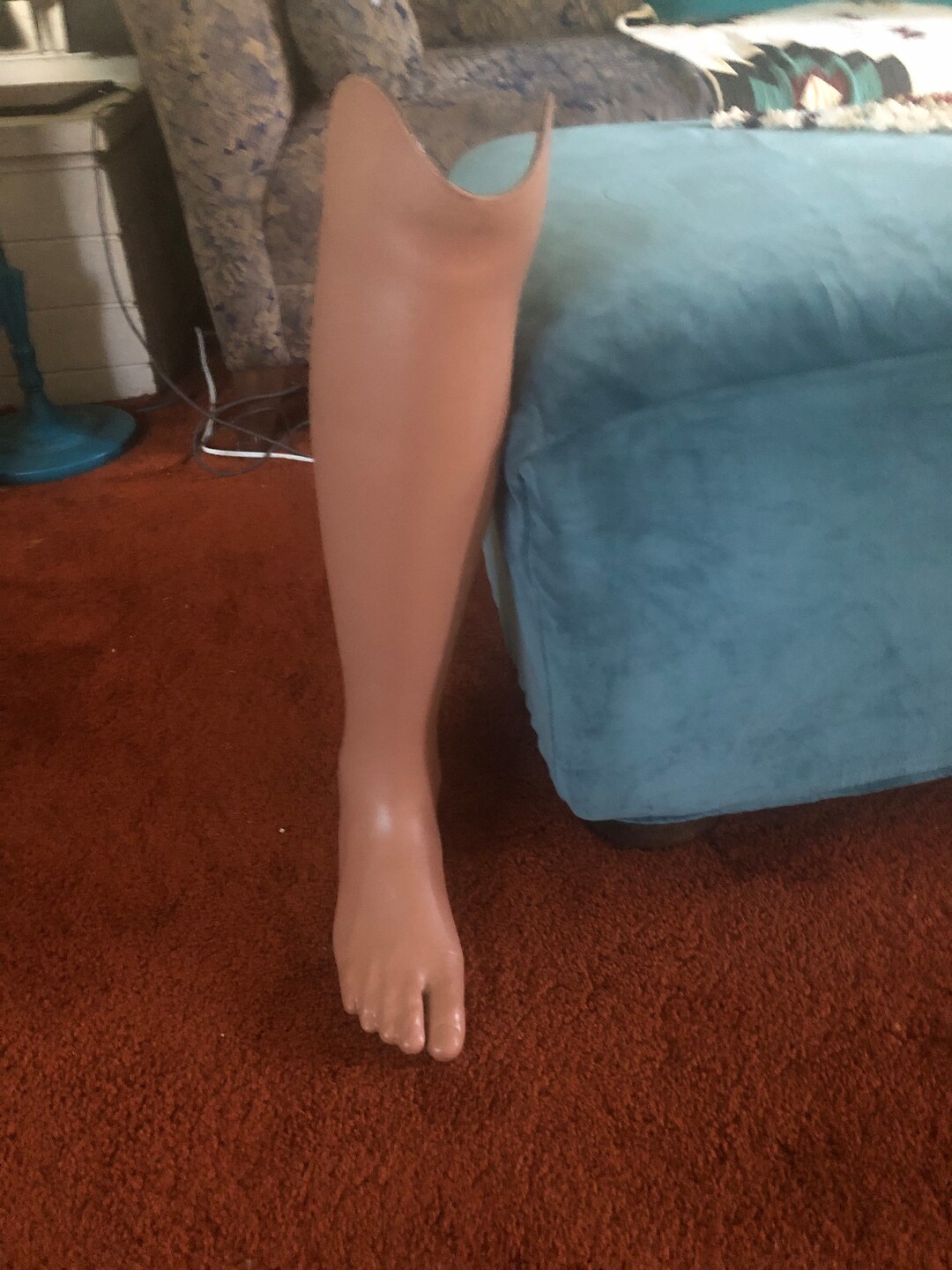 Prosthetic Right Leg and Foot for Amputation Below the Knee and Above ...