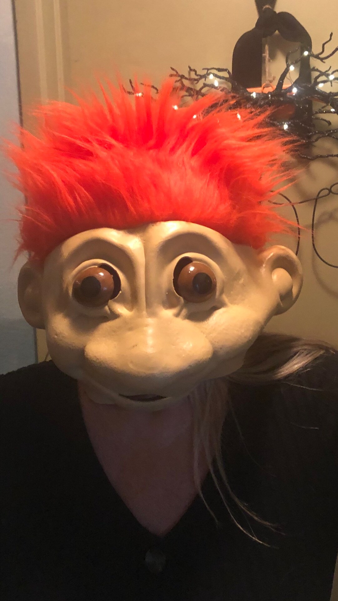 Red/orange Haired Troll Rubber Halloween Mask Adult Size - Etsy
