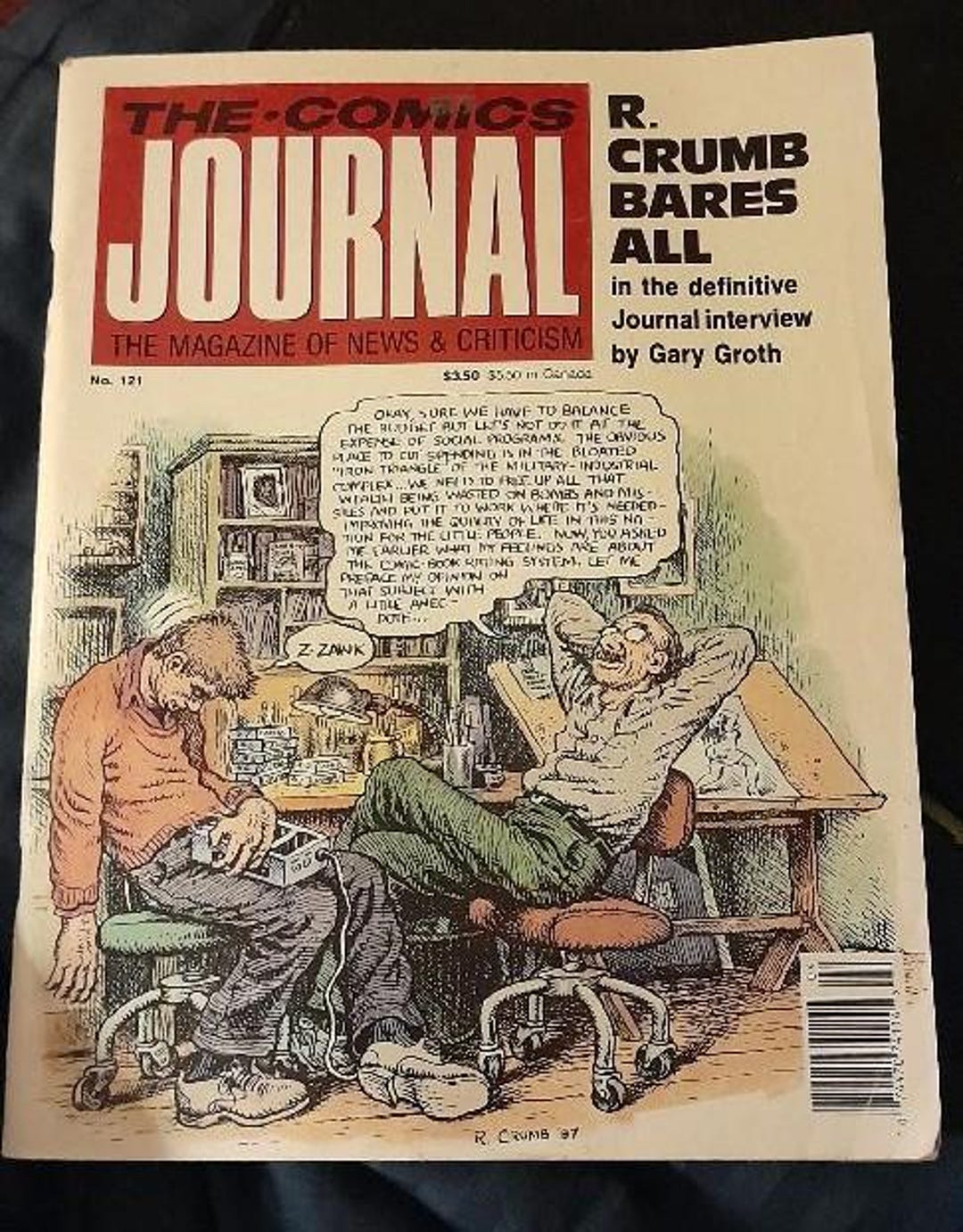 The Comics Journal #121 - Etsy