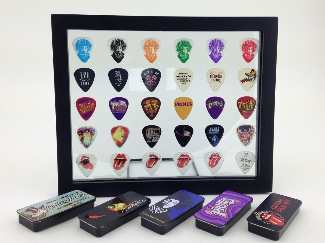 Guitar Pick Display - Clear - 8" X 10" Double Sided Horizontal - Holds ...