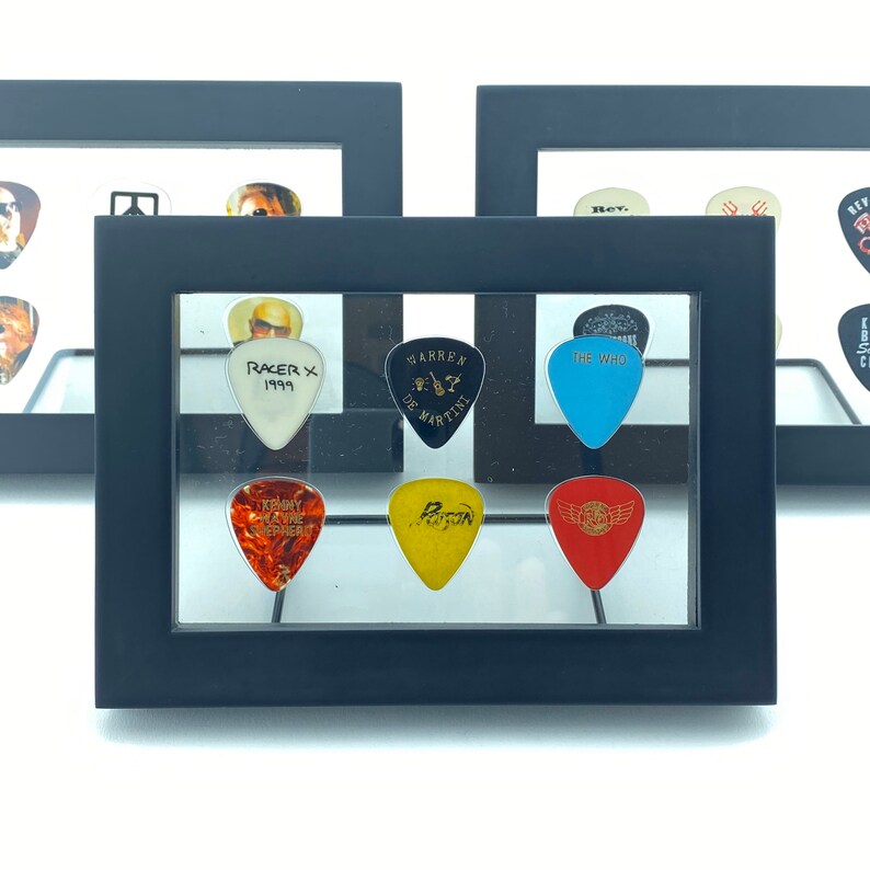 Guitar Pick Display 4 X 6 Horizontal Frame - Etsy
