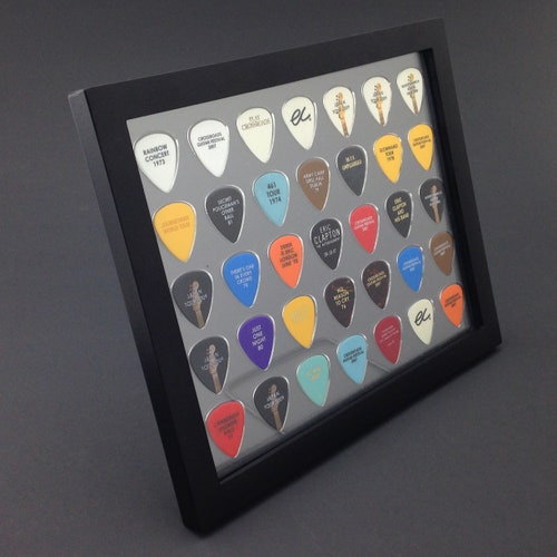 Guitar Pick Display Black 8 X 10 Double Sided - Etsy