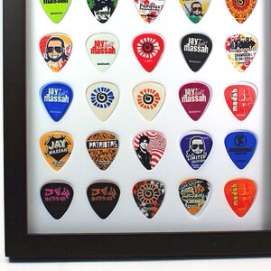 8" X 10" Guitar Pick Display - Vertical - Holds 30 Picks - FRAME NOT ...