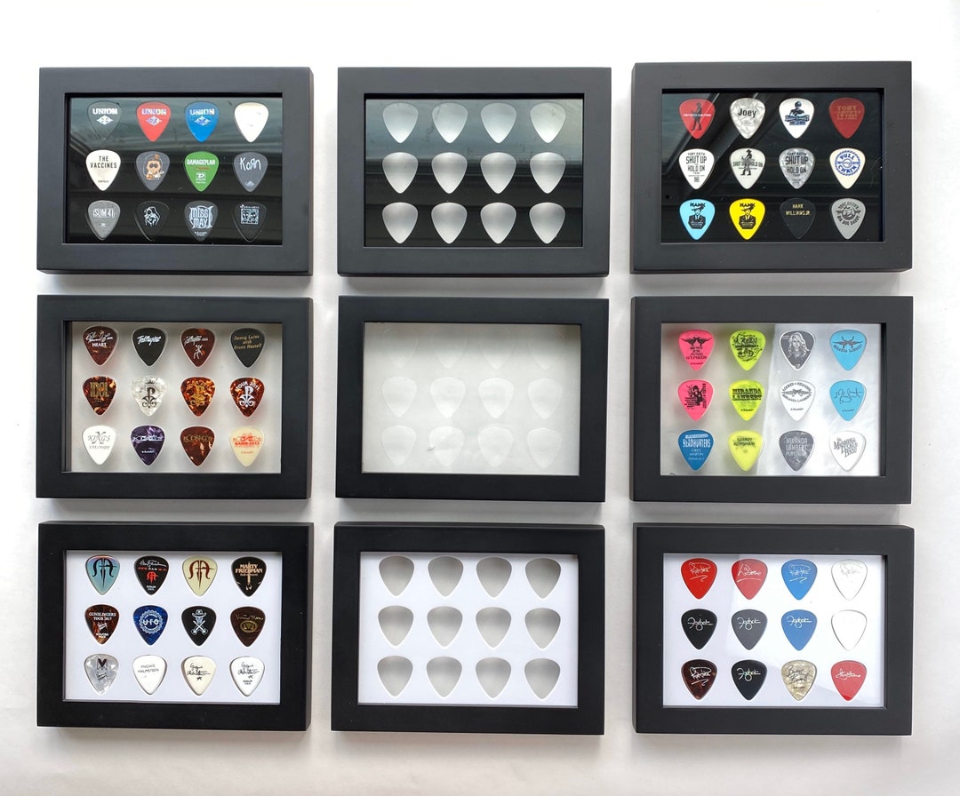 5 X 7 Guitar Pick Display Horizontal Frame - Etsy