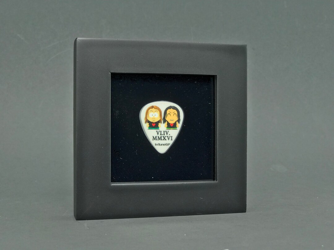 3 X 3 BLACK Guitar Pick Display Frame Double Sided Frame - Etsy