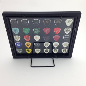 Guitar Pick Display - Black - 8" X 10" Double Sided Horizontal - Holds ...