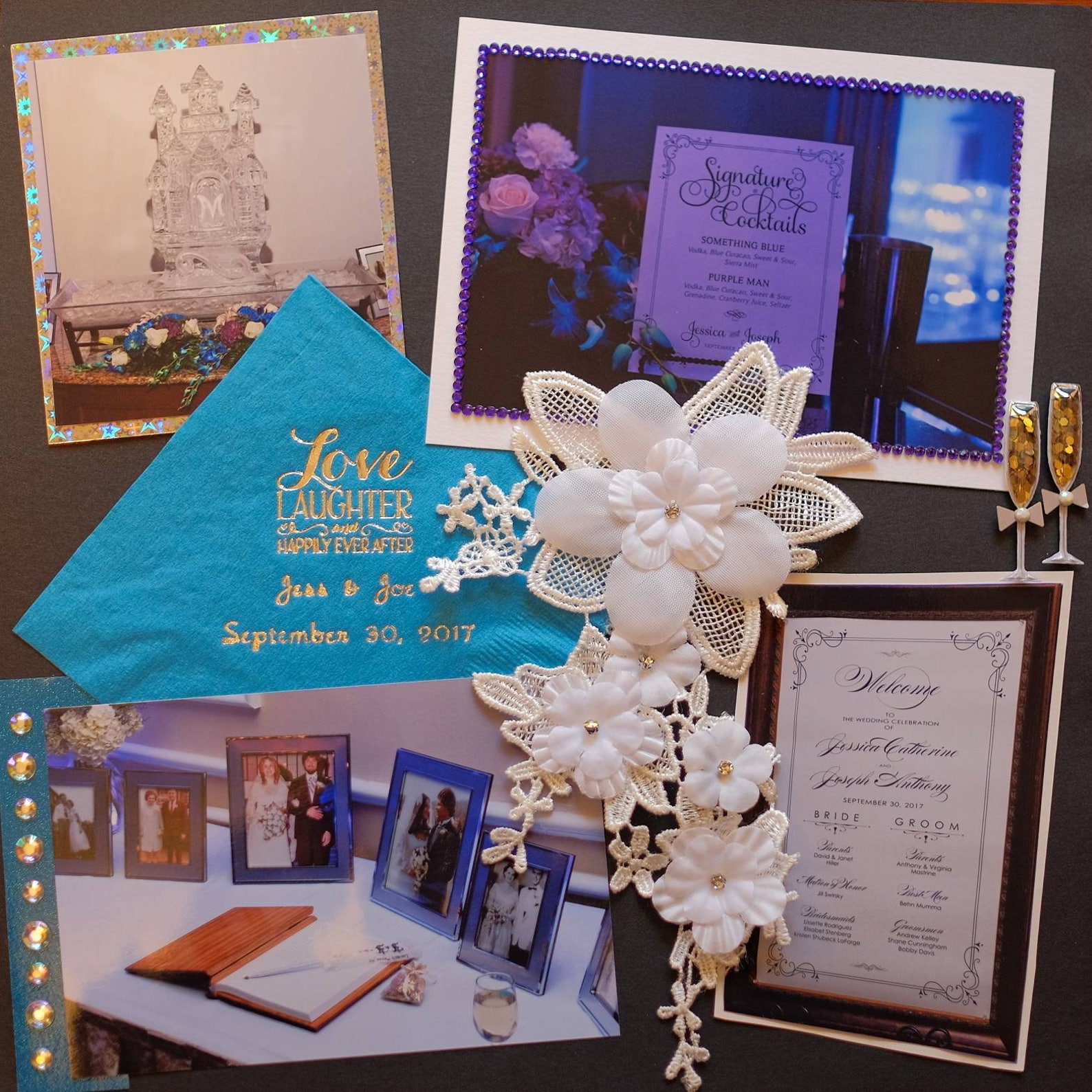 Custom Scrapbook/wedding Scrapbook/bridal Party Gift/parent - Etsy