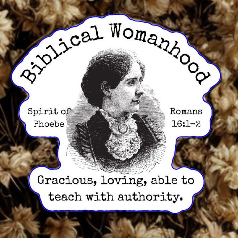 Biblical Womanhood Sticker - Phoebe - Etsy