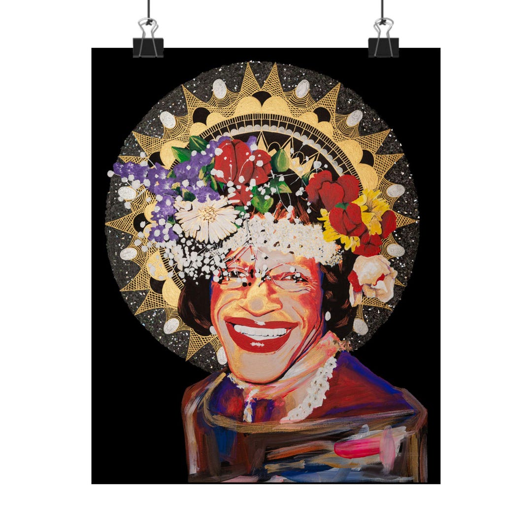 Marsha P Johnson Matte Vertical Poster - Etsy