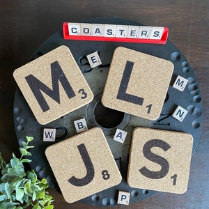 Scrabble Coaster - Etsy