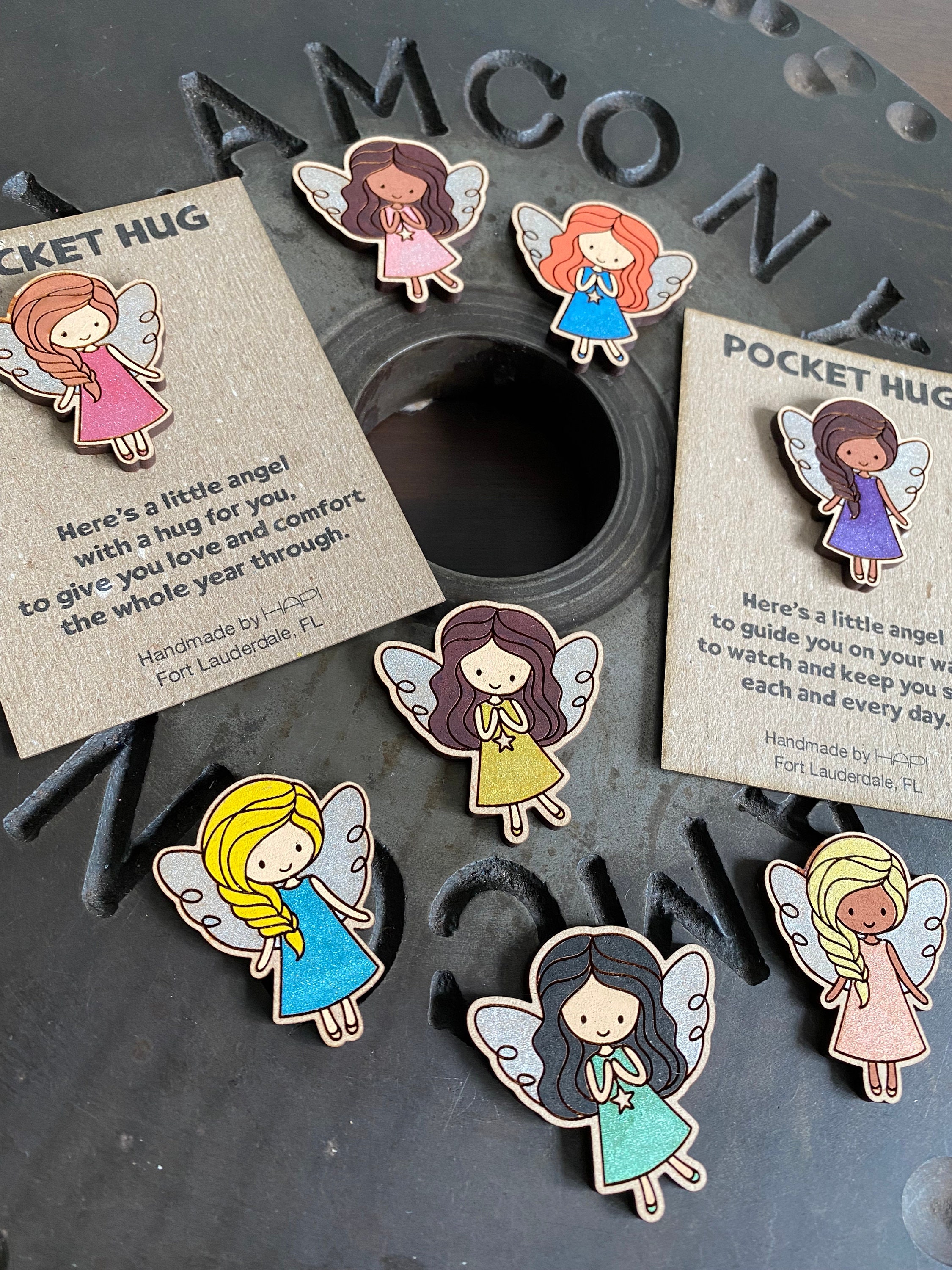 Pocket Hugs Angel Hugs Pocket Token Miss You Gift Love You - Etsy