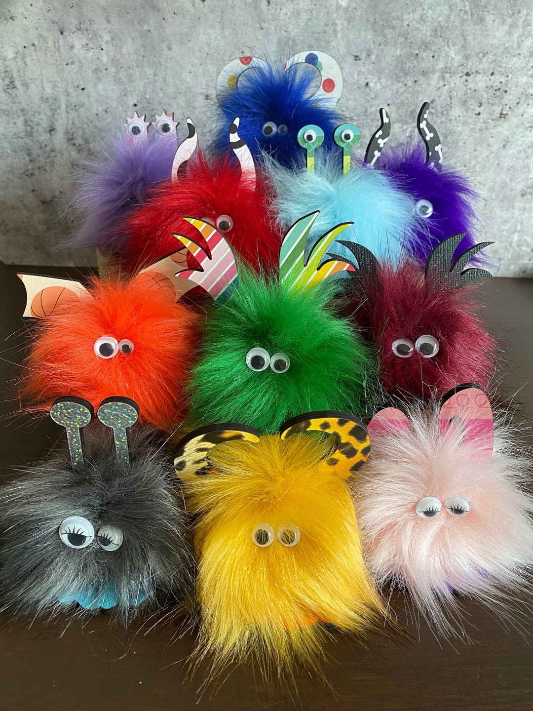 Monster Party Favors, Cute Monsters, Monster Gift, Halloween Monster ...