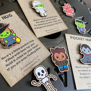 Pocket Hugs, Halloween Hugs, Spooky Hugs, Witch, Dracula, Mummy ...