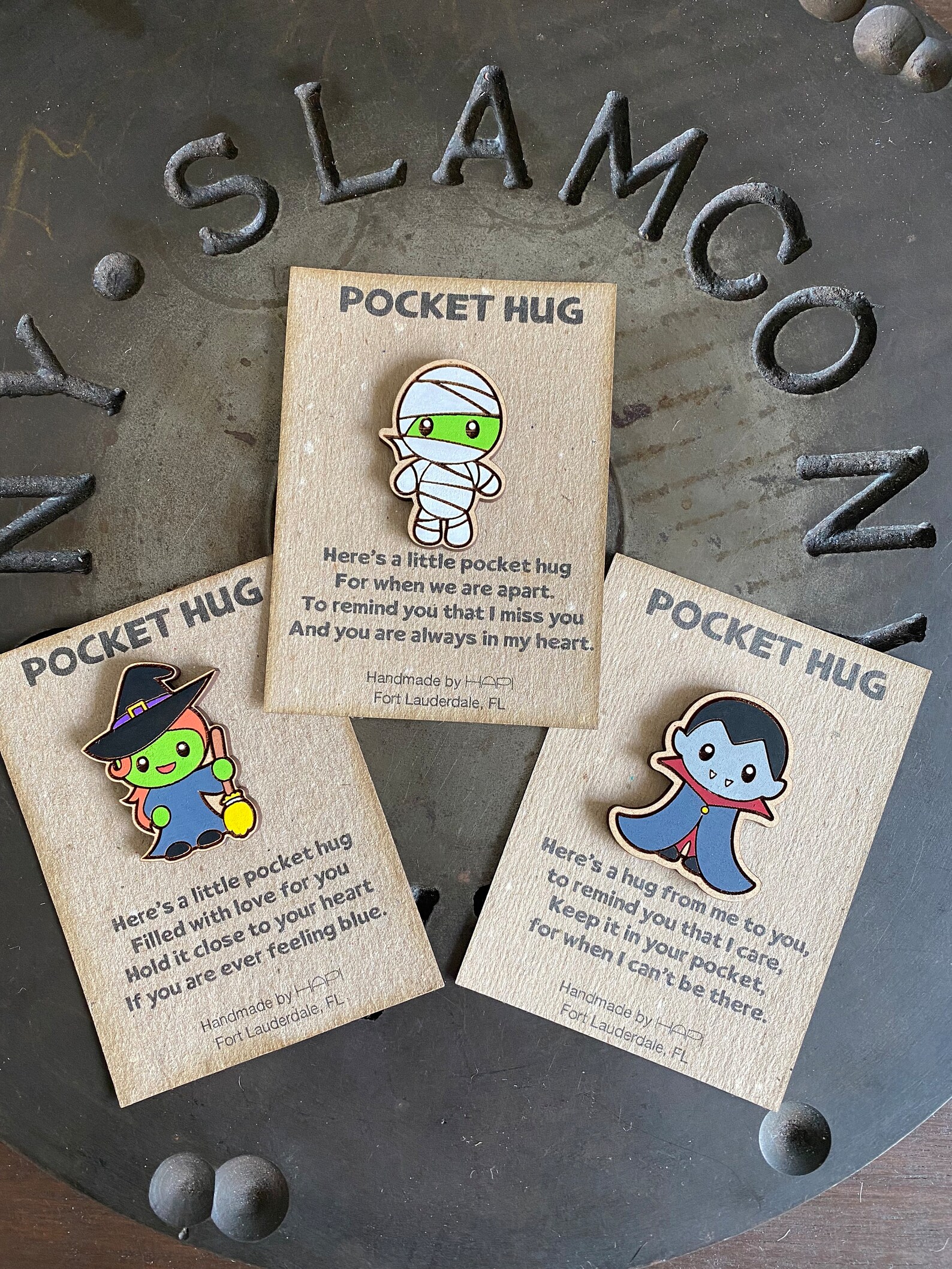 Pocket Hugs Halloween Hugs Spooky Hugs Pocket Token Miss - Etsy