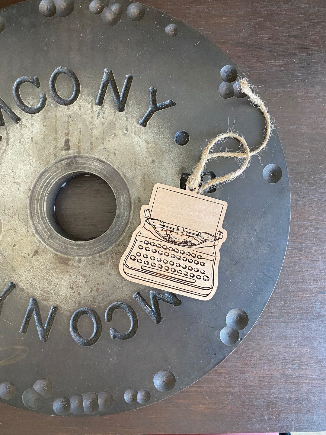 Vintage Typewriter Ornament, Tree Ornament, Typewriter, Custom Ornament ...