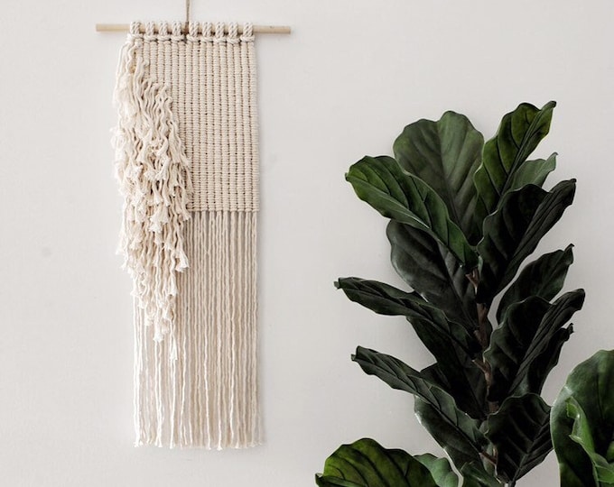 Macrame Wall Hanging Modern Fibre Tapestry Woven Wall Art Geometric ...